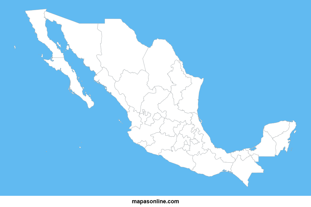Juego de localizar estados de México en el mapa