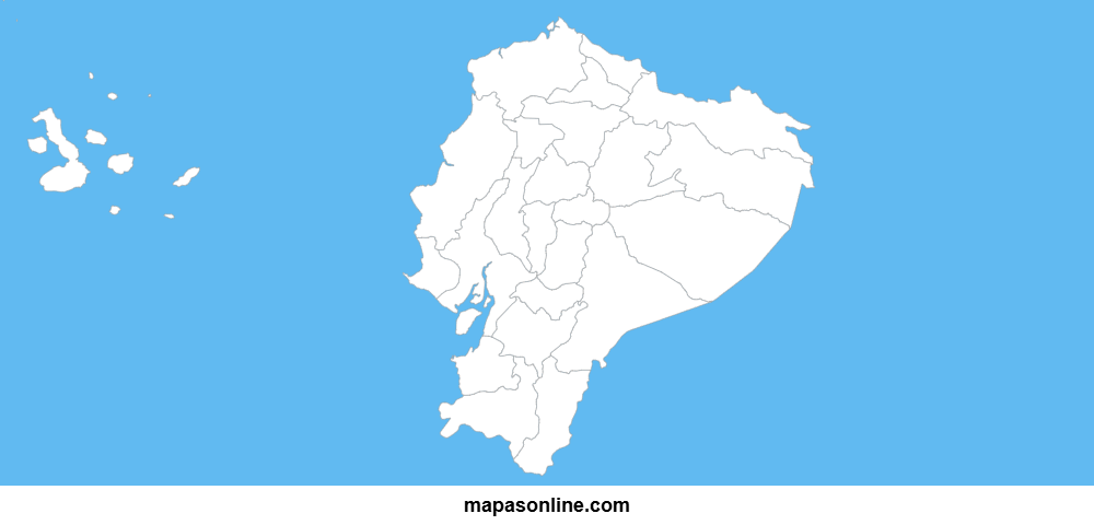 Juego de localizar provincias de Ecuador en el mapa