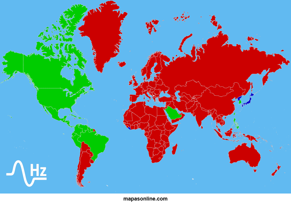 Diferencias entre 50 Hz y 60 Hz en electricidad: países, razones e impacto